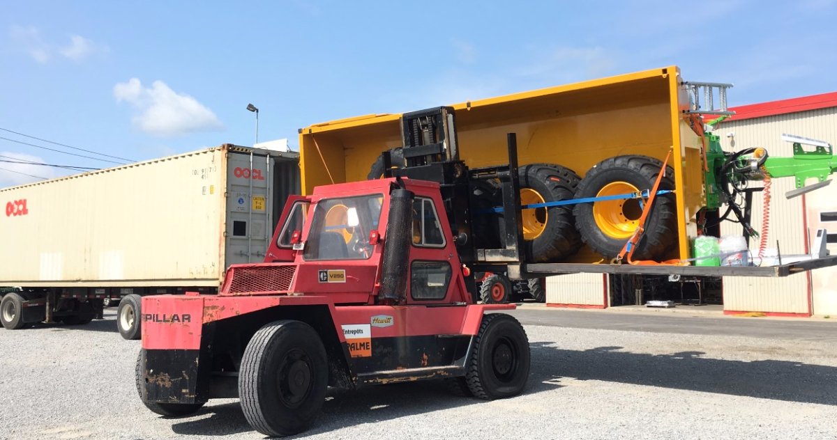 The first Trans-SPACE 8000 delivered in Quebec